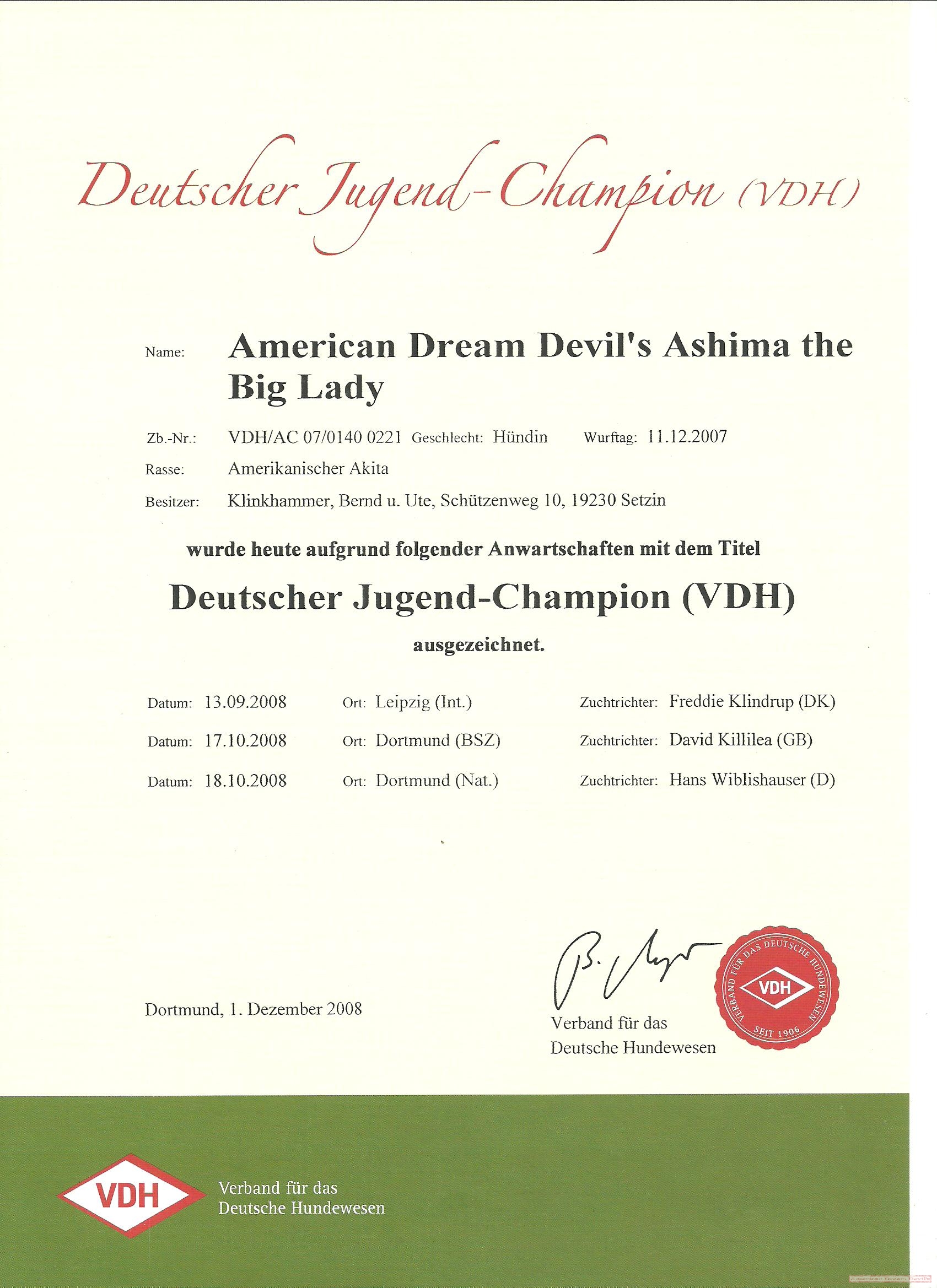 American Dream Devil's Champions